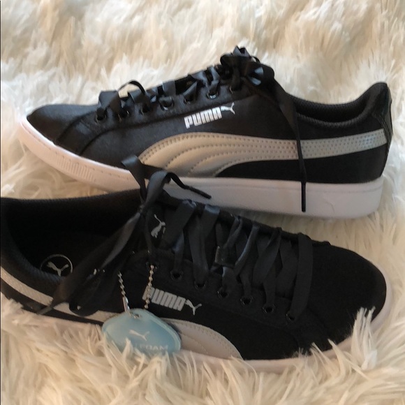 Puma | Shoes | Puma Vicky Ep Black Silver | Poshmark